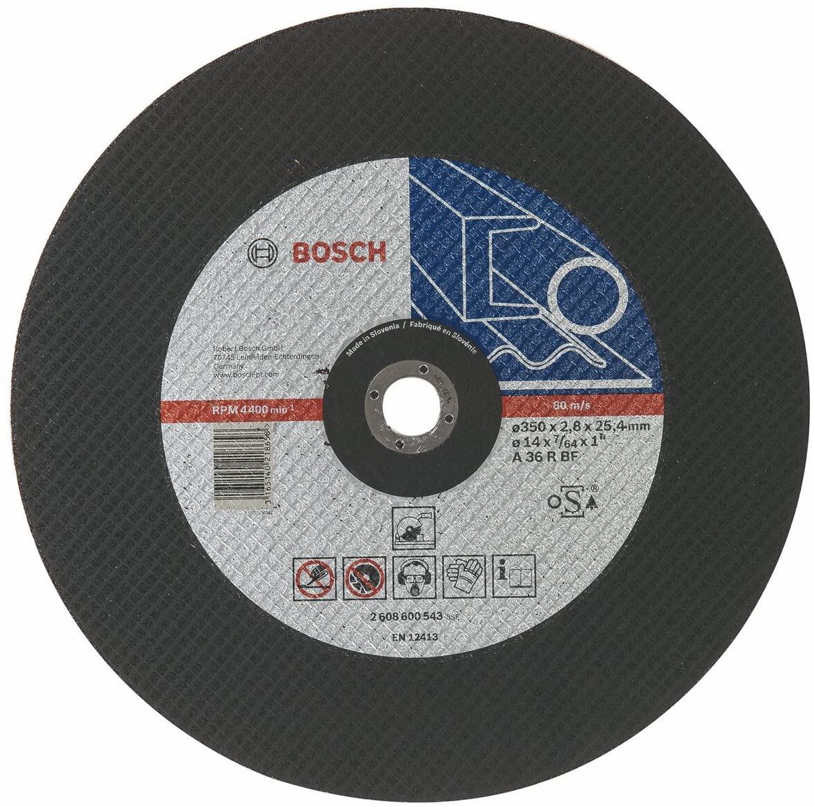 Bosch Expert for Metal Straight Cutting Disc, 350mm | Zana