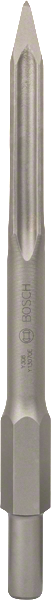 Bosch Pointed Chisel with 30 mm hex shank 400 mm | Zana