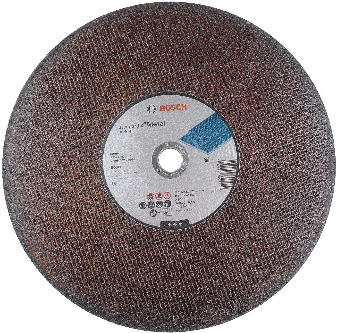 Bosch Standard for Metal Straight Cutting Disc, 355mm | Zana